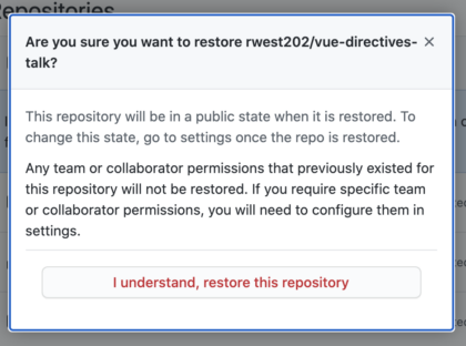 Recover a Deleted GitHub Repository