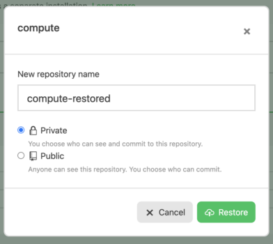 Recovering a Deleted GitHub Repository