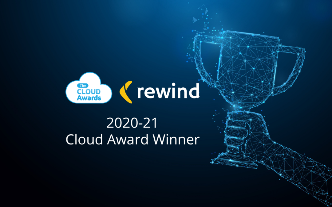 Rewind Wins 2020-21 Cloud Award - Rewind