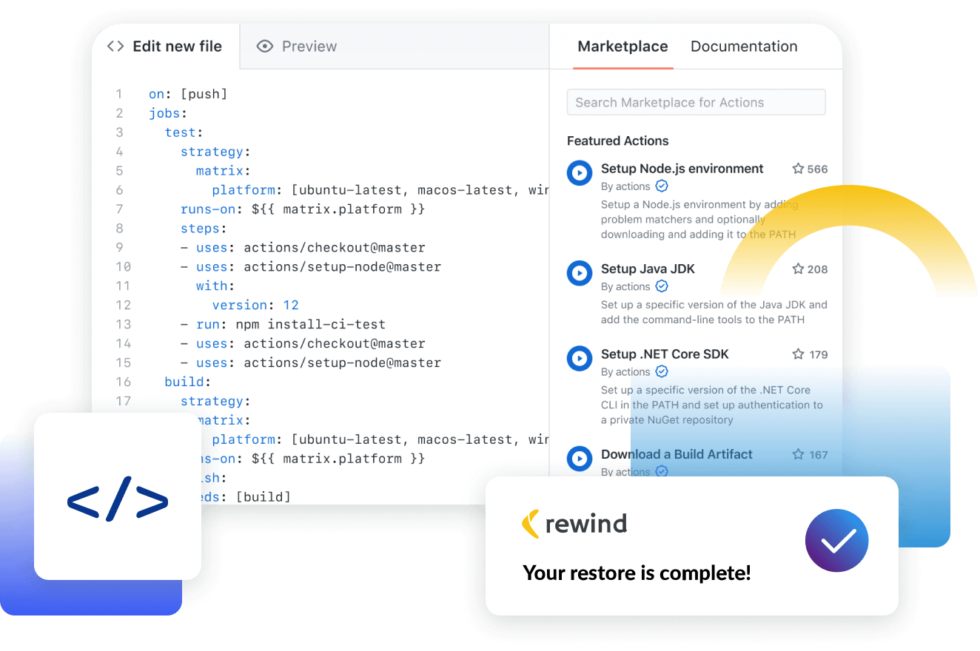 Github Backup Github Cloud Backup Solutions Rewind