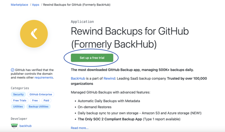 Rewind For GitHub - Features - Rewind