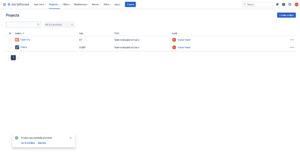 How to restore deleted projects in Jira